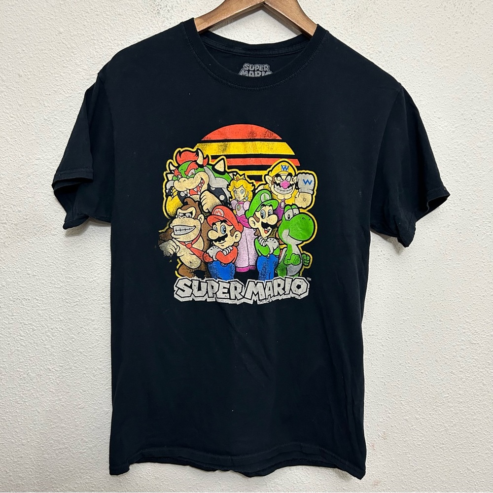 Nintendo Super Mario Short Sleeve Graphic Tee Shirt M… - Gem
